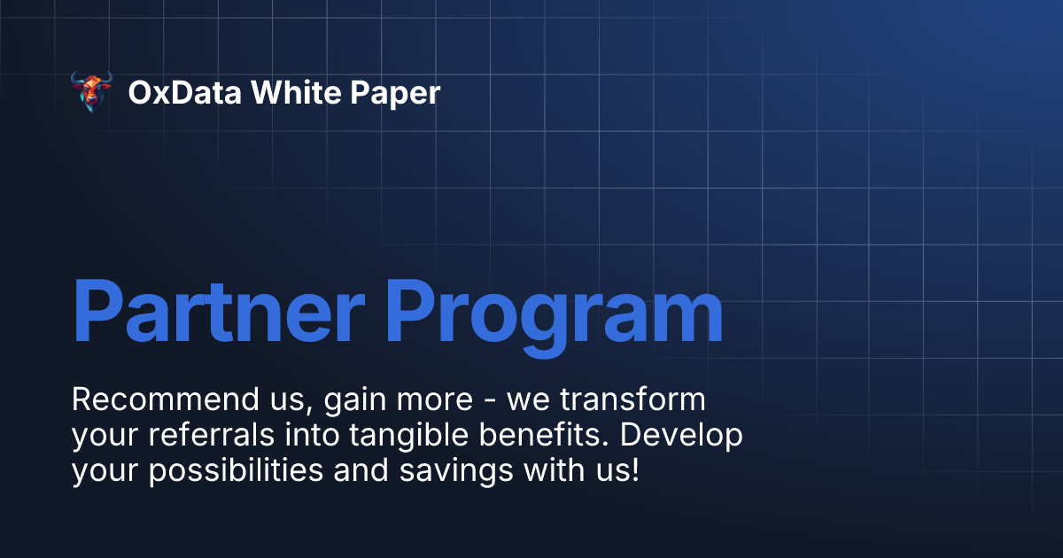 Partner Program | OxData White Paper